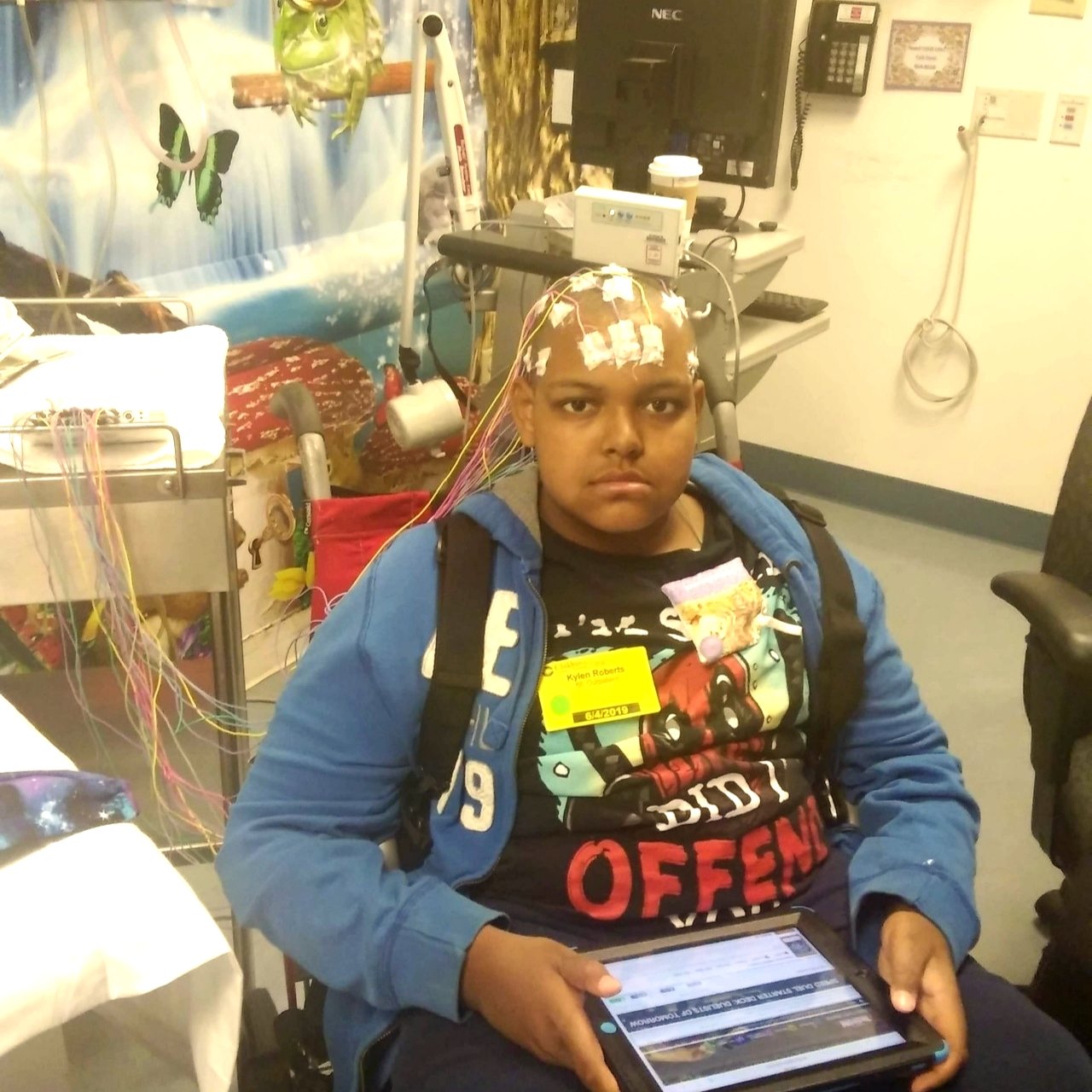 EEG's at Duke Children's Hospital | Help Mia Gift NillyNoggin EEG Caps!