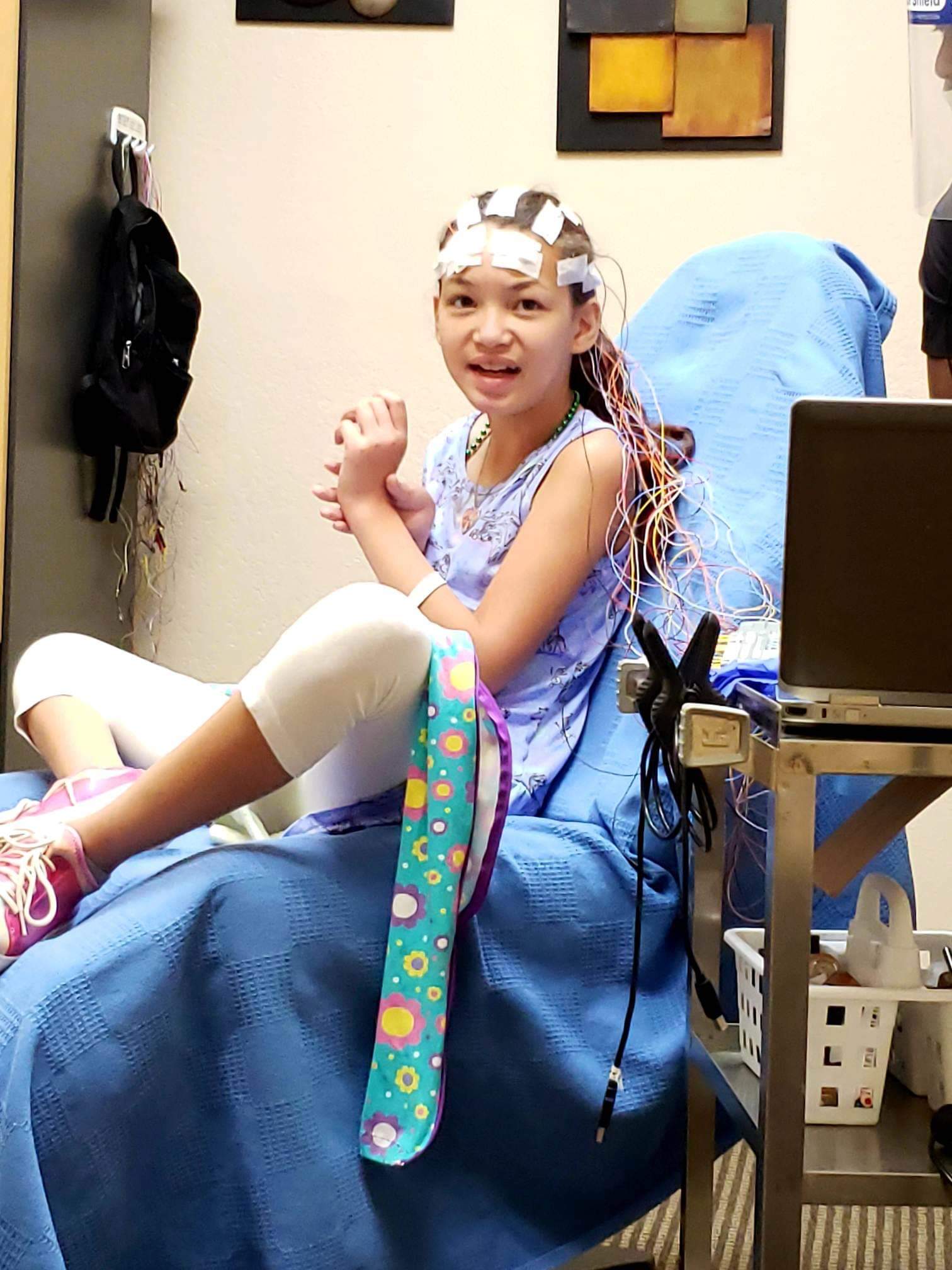 EEG's at Duke Children's Hospital | Help Mia Gift NillyNoggin EEG Caps!